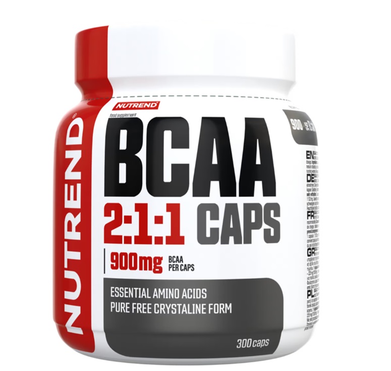 Nutrend BCAA 2:1:1 Caps - 300 caps - Bodybuilding and Sports Supplements