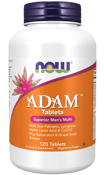 NOW Foods ADAM Multi-Vitamin for Men - Bodybuilding and Sports Supplements