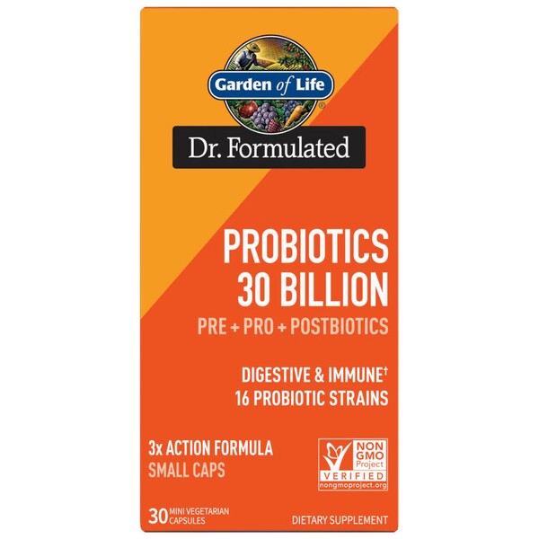 Garden of Life Dr. Formulated Probiotics 30 Billion - 30 mini vcaps ...