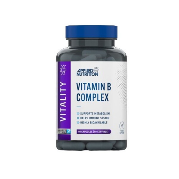 Applied Nutrition Vitality Vitamin B Complex - 90 caps - Bodybuilding ...
