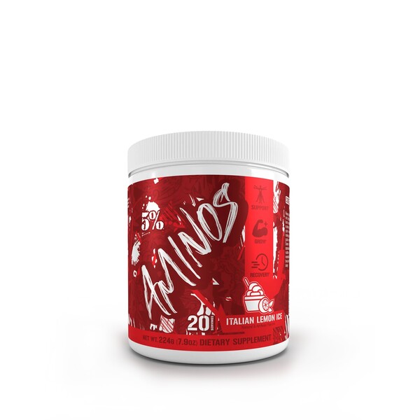 5% Nutrition Aminos - Code Red - Bodybuilding and Sports Supplements