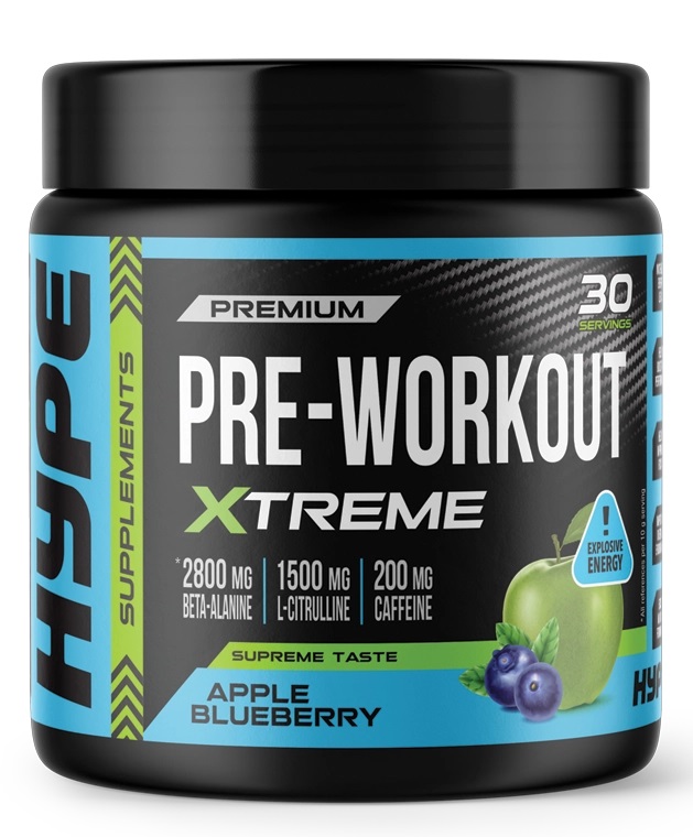 Hype Pre-Workout Xtreme - Bodybuilding and Sports Supplements