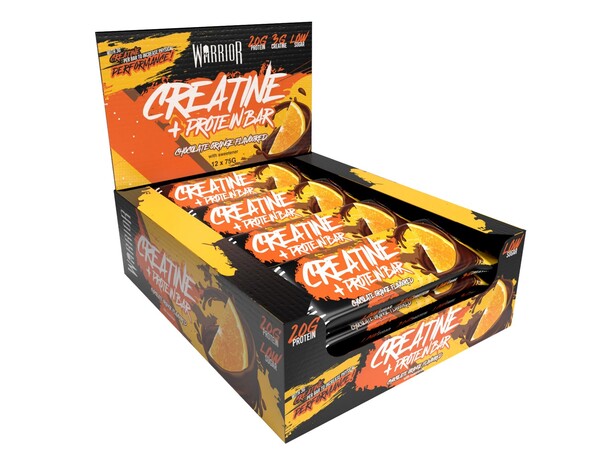 Warrior Creatine + Protein Bar - Bodybuilding and Sports Supplements