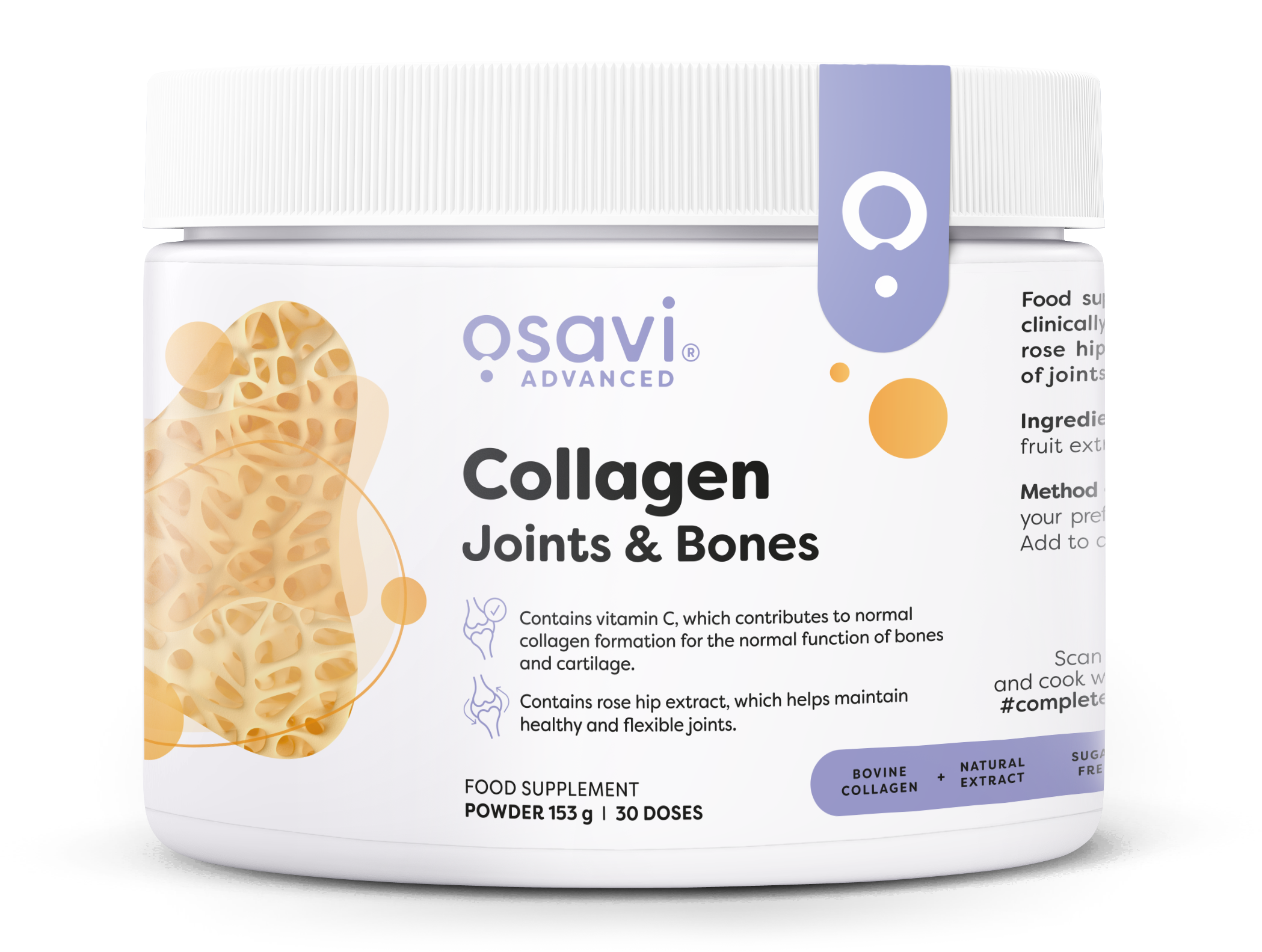 Osavi Collagen Peptides - Joints & Bones - 153 grams - Bodybuilding and ...