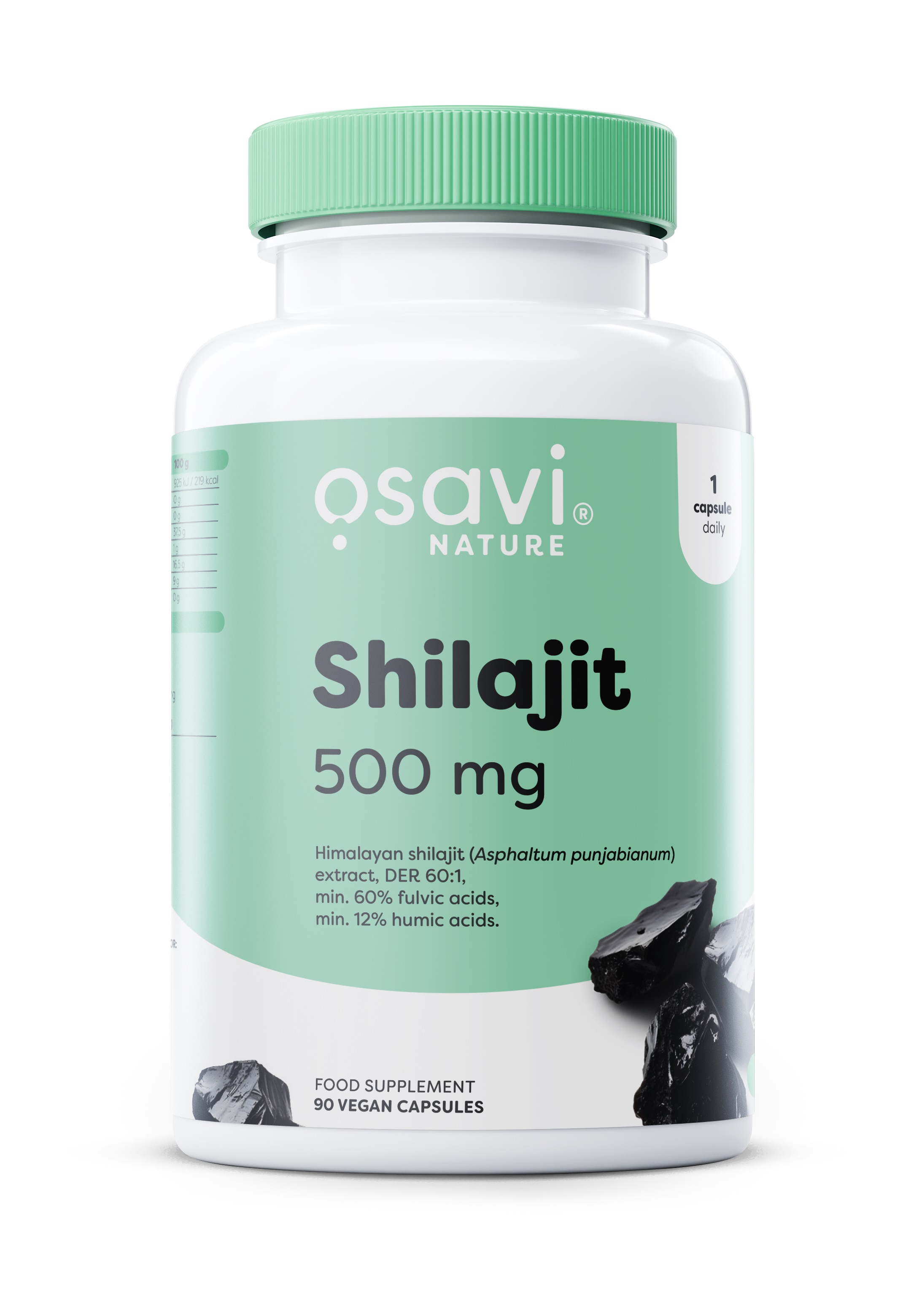 Osavi Shilajit, 500mg - 90 vegan caps - Bodybuilding and Sports Supplements