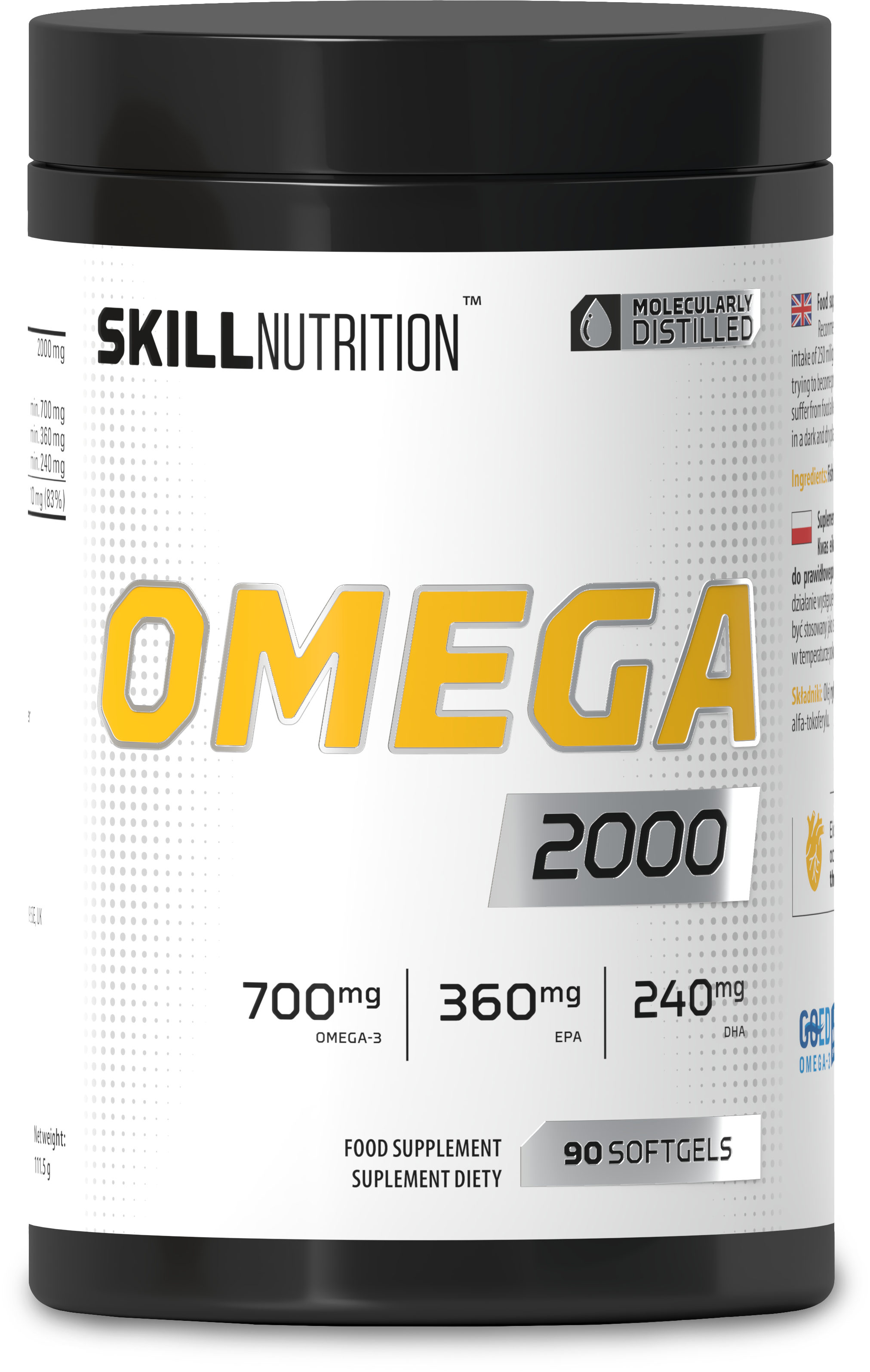 Skill Nutrition Omega 2000 - Bodybuilding and Sports Supplements