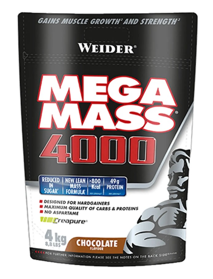 Weider Mega Mass 4000 - Bodybuilding and Sports Supplements