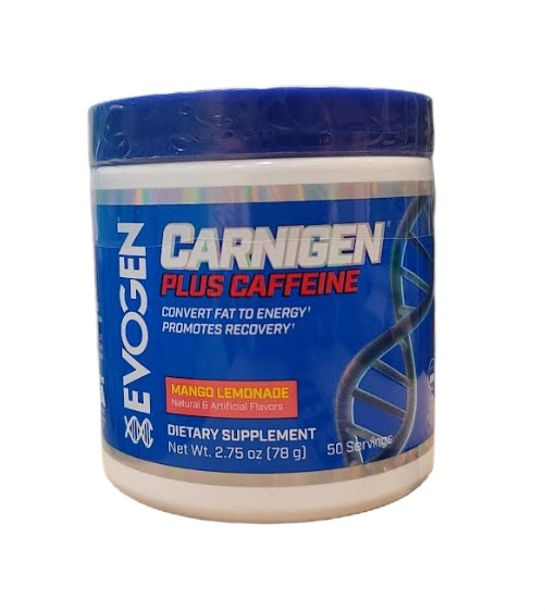 Evogen Carnigen Plus Caffeine - Bodybuilding and Sports Supplements