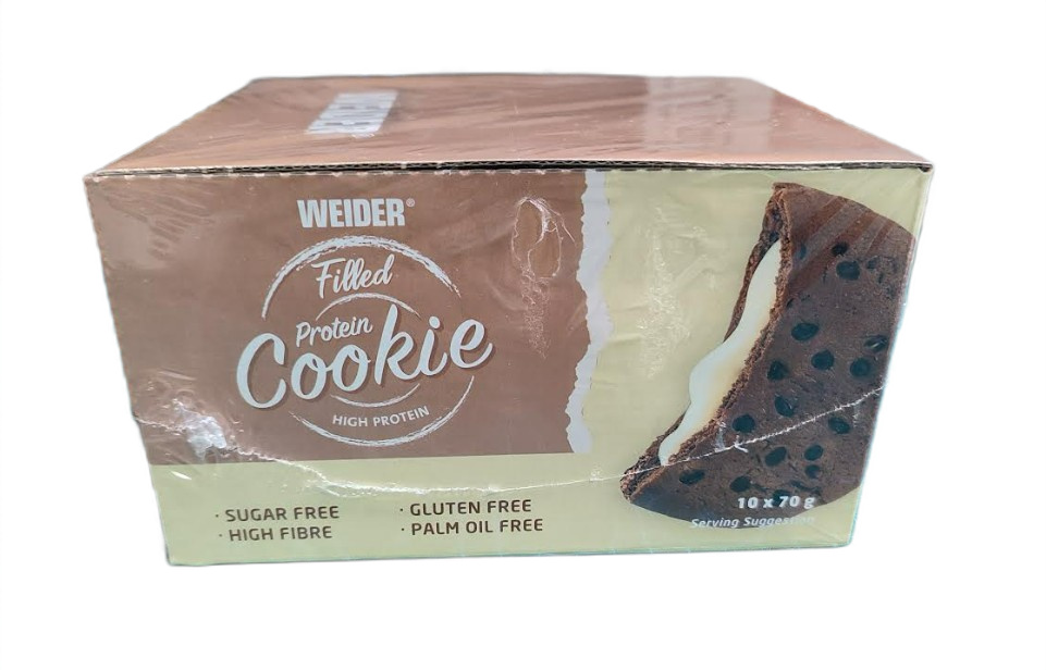 Weider Filled Protein Cookie - Bodybuilding and Sports Supplements