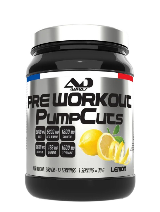 Addict Sport Nutrition Pre Workout Pump Cuts - Bodybuilding and Sports ...