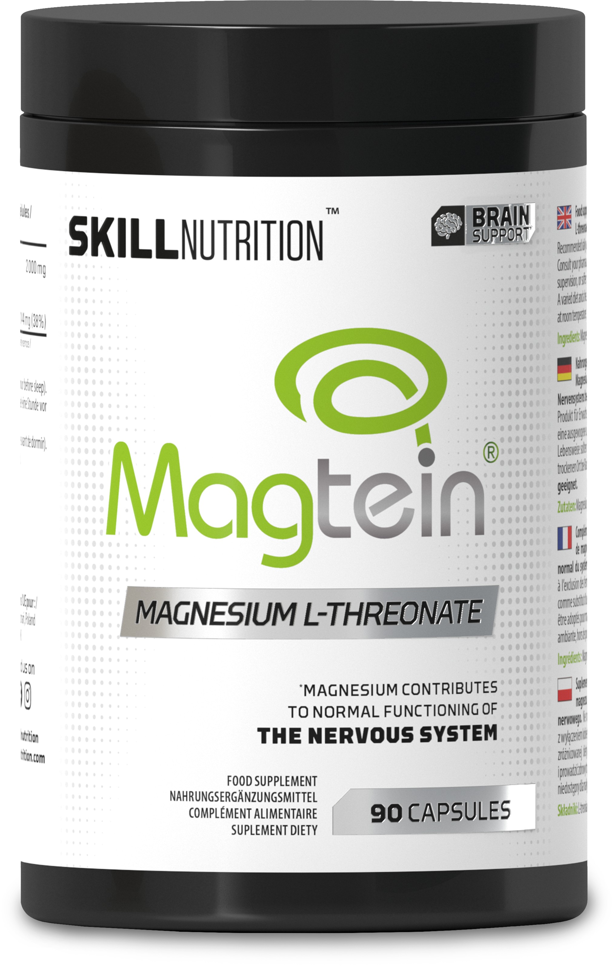 Skill Nutrition Magtein - Bodybuilding and Sports Supplements