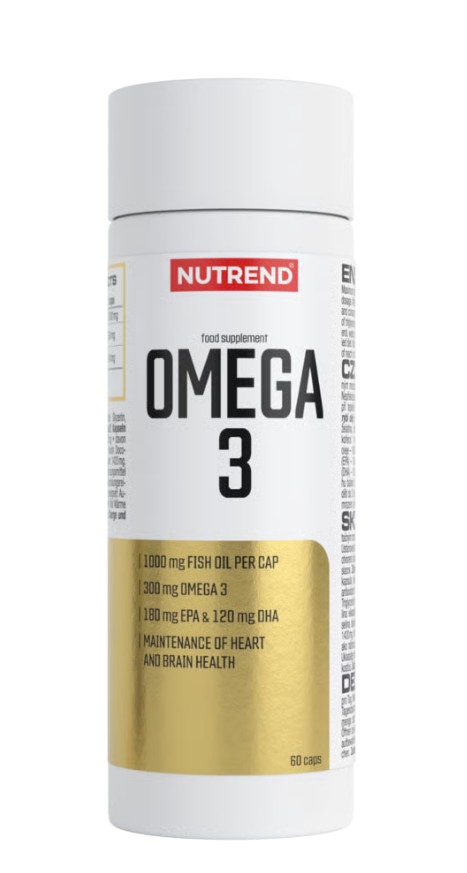 Nutrend Omega 3 - 60 caps - Bodybuilding and Sports Supplements