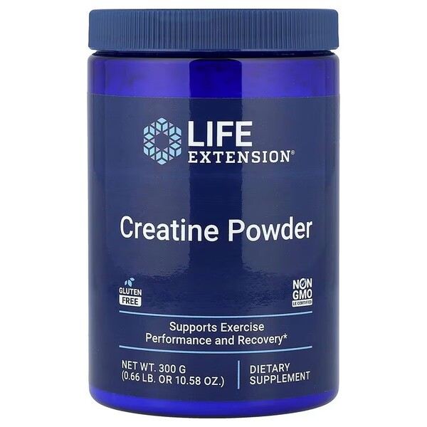 Life Extension Creatine Powder - 300 grams - Bodybuilding and Sports ...