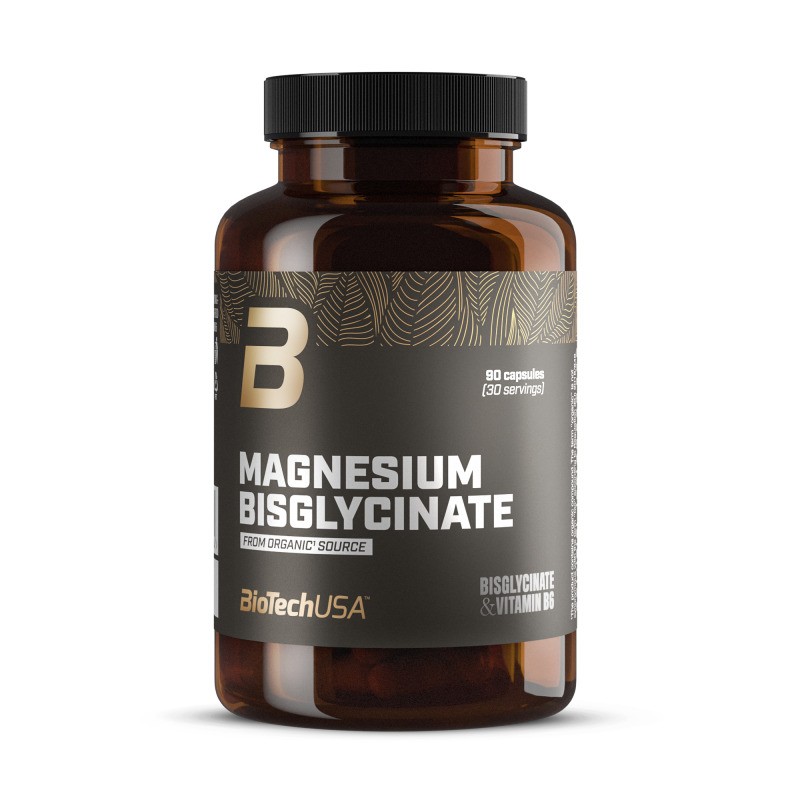 BioTechUSA Magnesium Bisglycinate - 90 caps - Bodybuilding and Sports ...