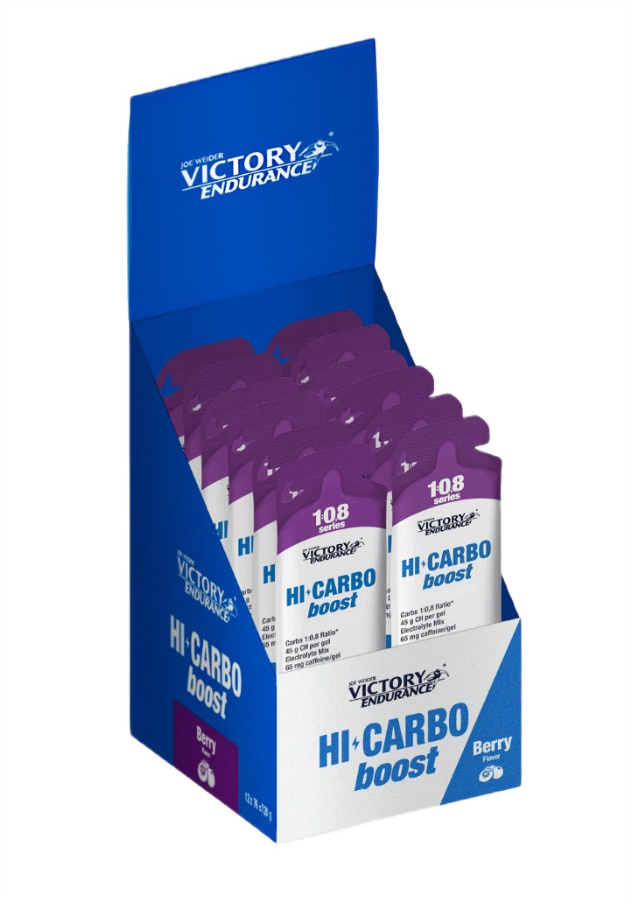 Weider HI Carbo Boost, Berry - 12 x 76g - Bodybuilding and Sports Supplements