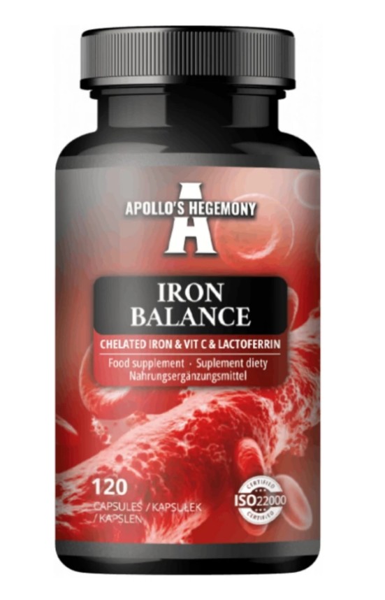 Apollo's Hegemony Iron Balance Chelated Iron & Vit C & Lactoferrin ...