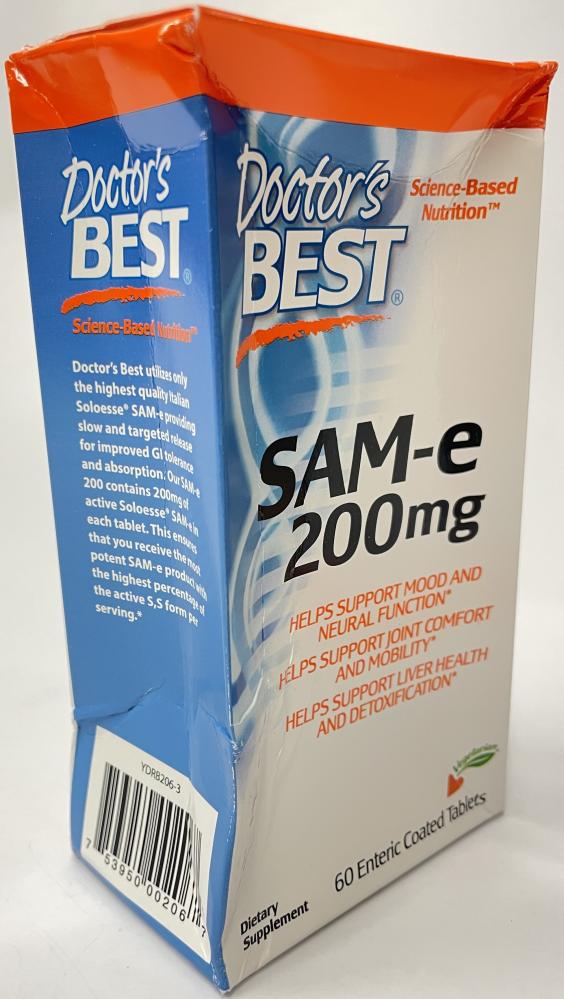 Doctor's Best SAM-e - Bodybuilding and Sports Supplements