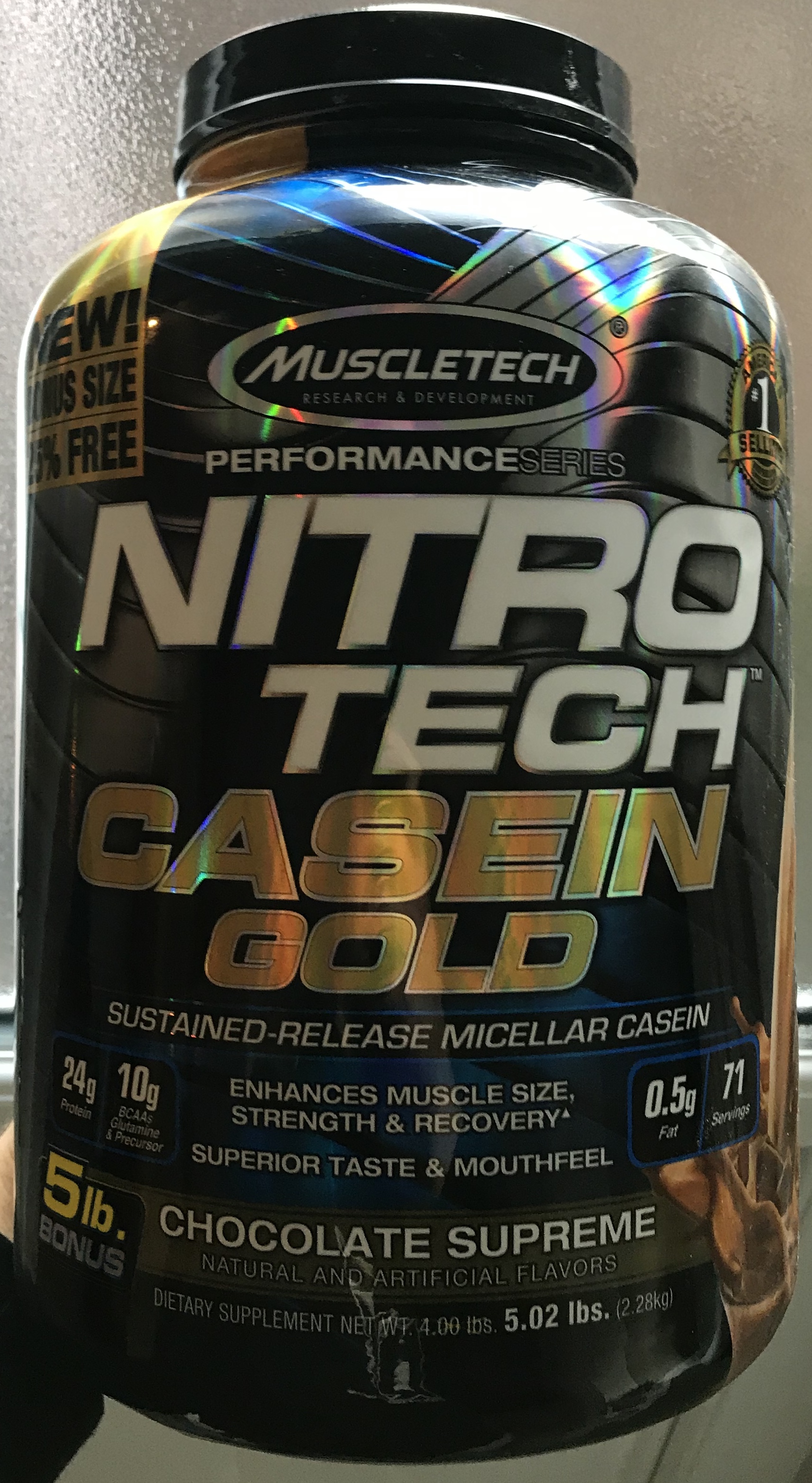 MuscleTech Nitro-Tech Casein Gold - Bodybuilding and Sports Supplements