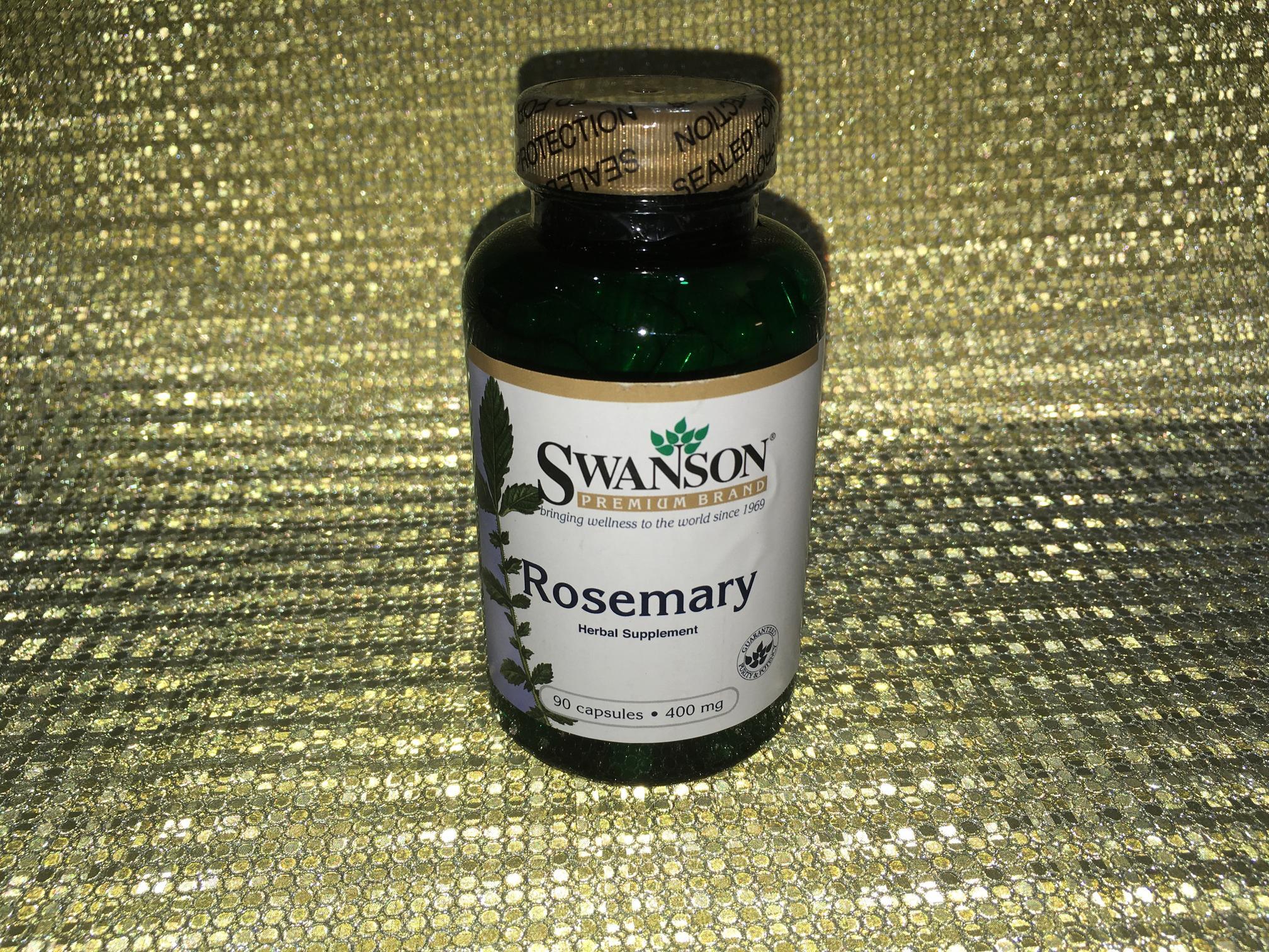 Swanson Rosemary, 400mg - 90 caps - Bodybuilding and Sports Supplements