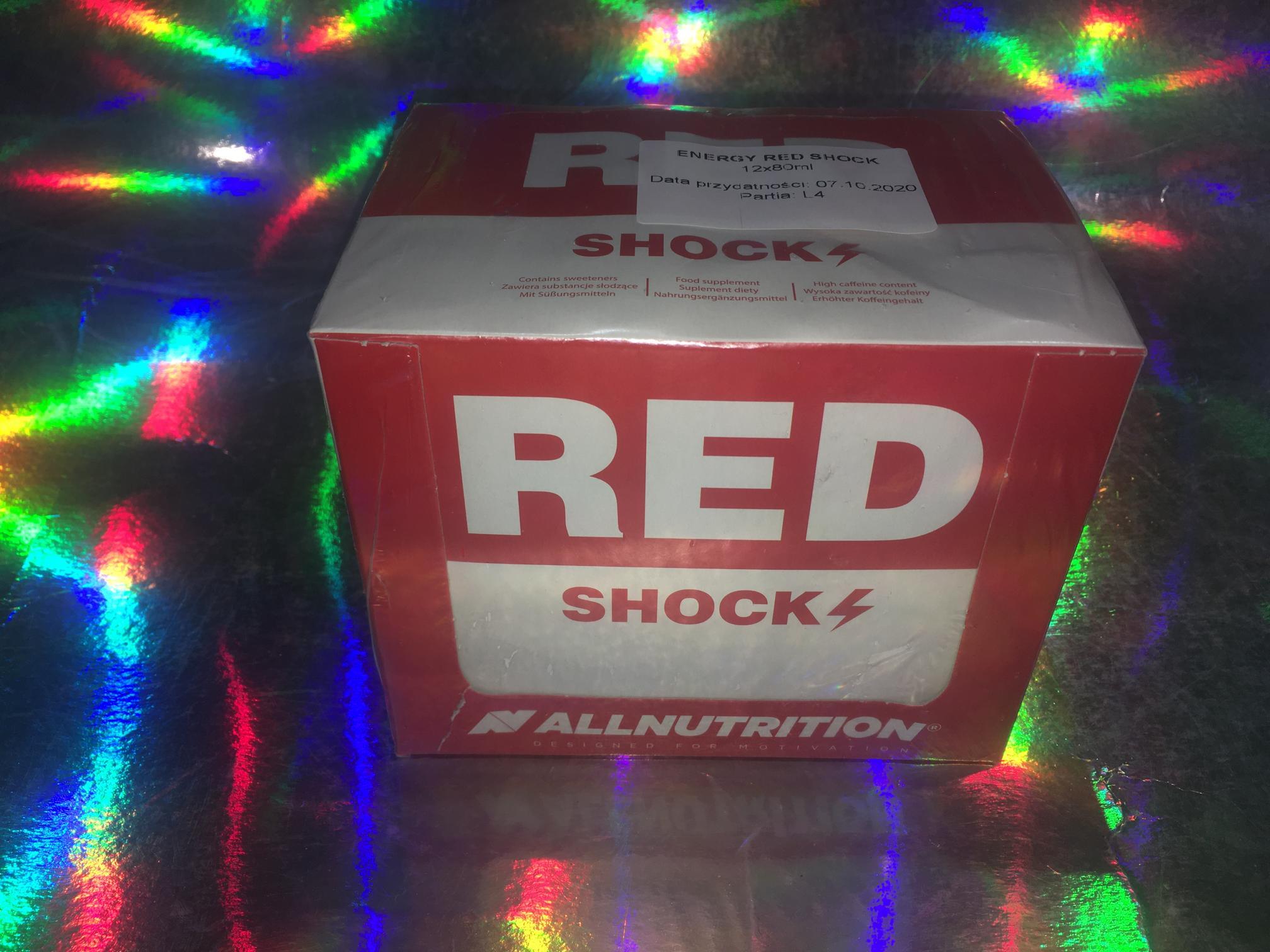 Allnutrition Red Shock - 12 x 80 ml. - Bodybuilding and Sports Supplements