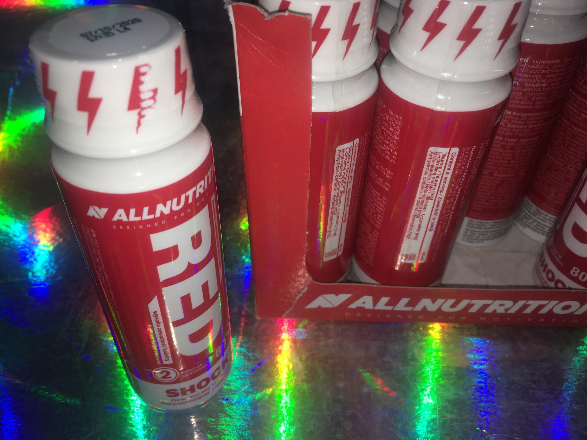 Allnutrition Red Shock - 12 x 80 ml. - Bodybuilding and Sports Supplements