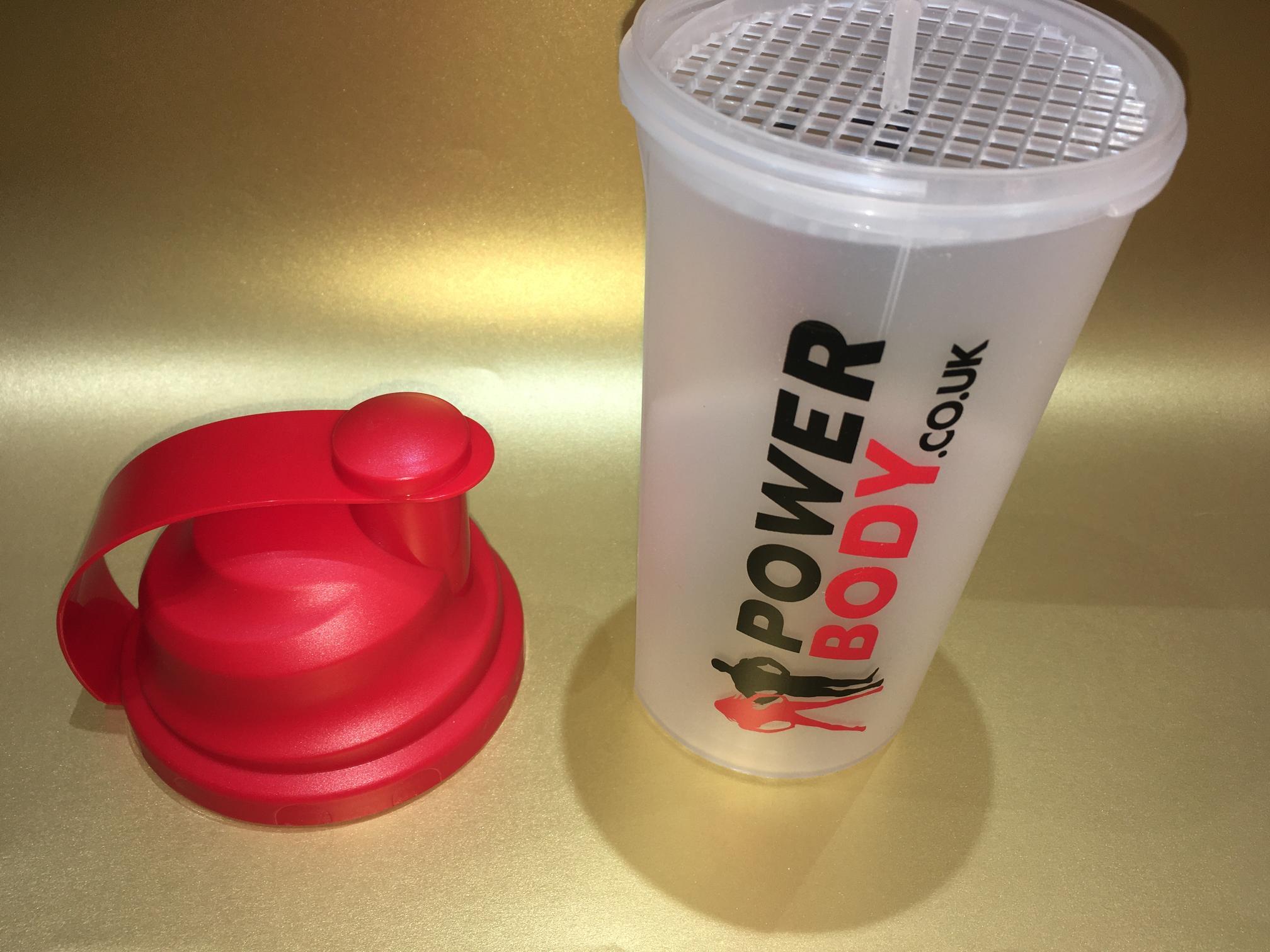 Power Body Nutrition Shaker PowerBody, Clear and Red - 700 ml ...
