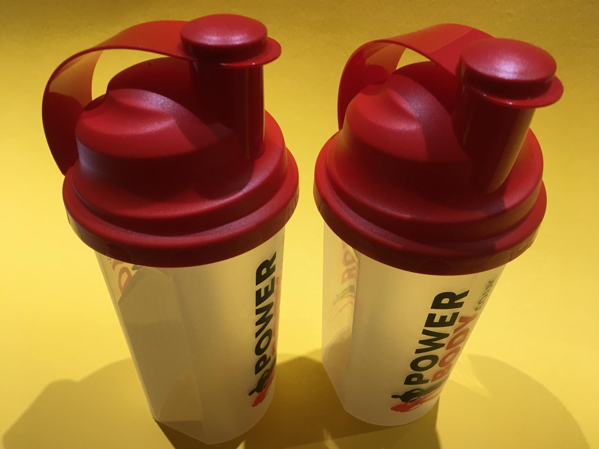 Power Body Nutrition Shaker PowerBody, Clear and Red - 700 ml ...