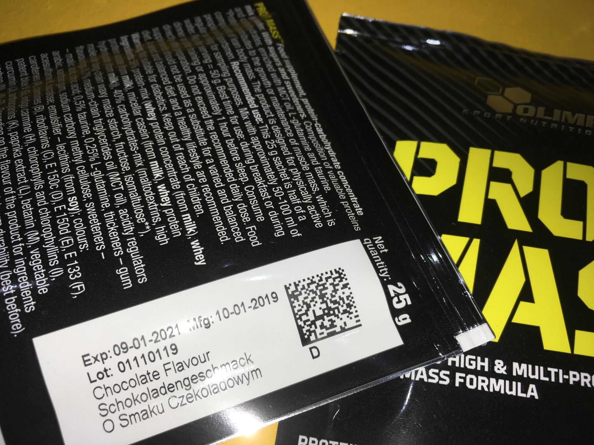 Olimp Nutrition Profi Mass - Bodybuilding and Sports Supplements