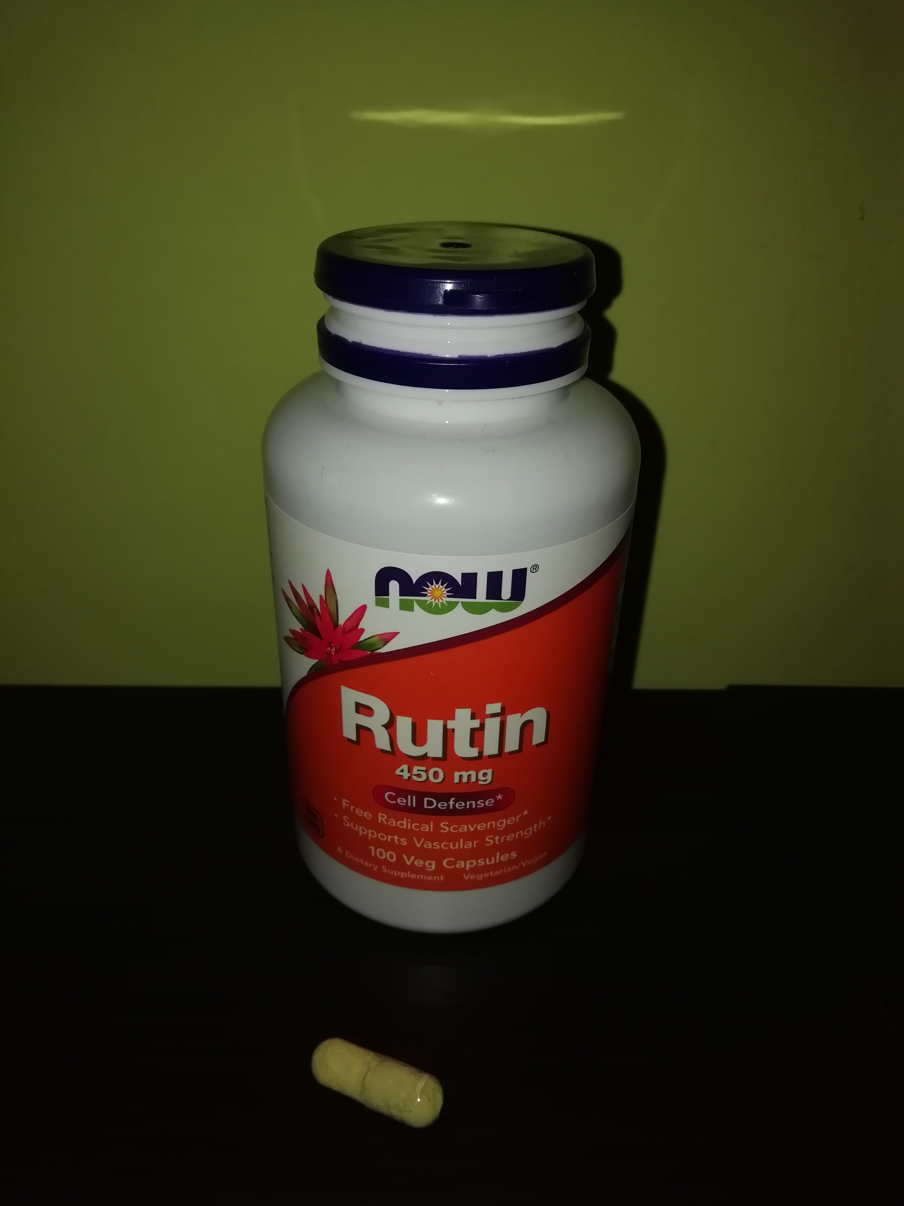 NOW Foods Rutin, 450mg - 100 vcaps - Bodybuilding and Sports Supplements