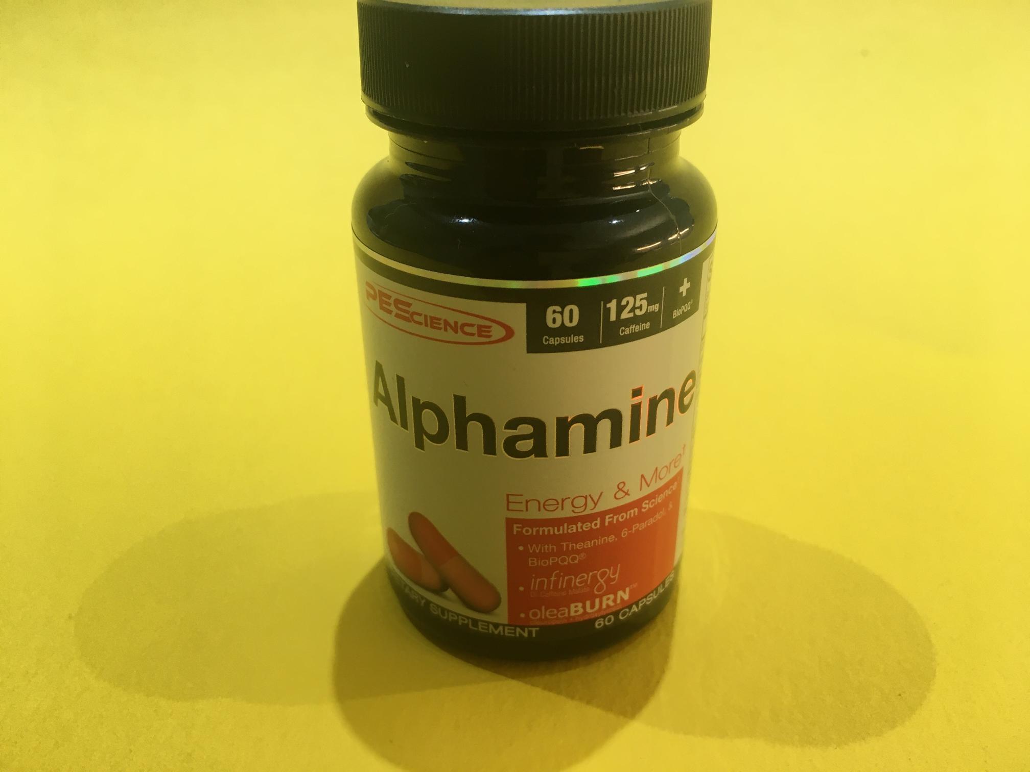 PEScience Alphamine - 60 caps - Bodybuilding and Sports Supplements