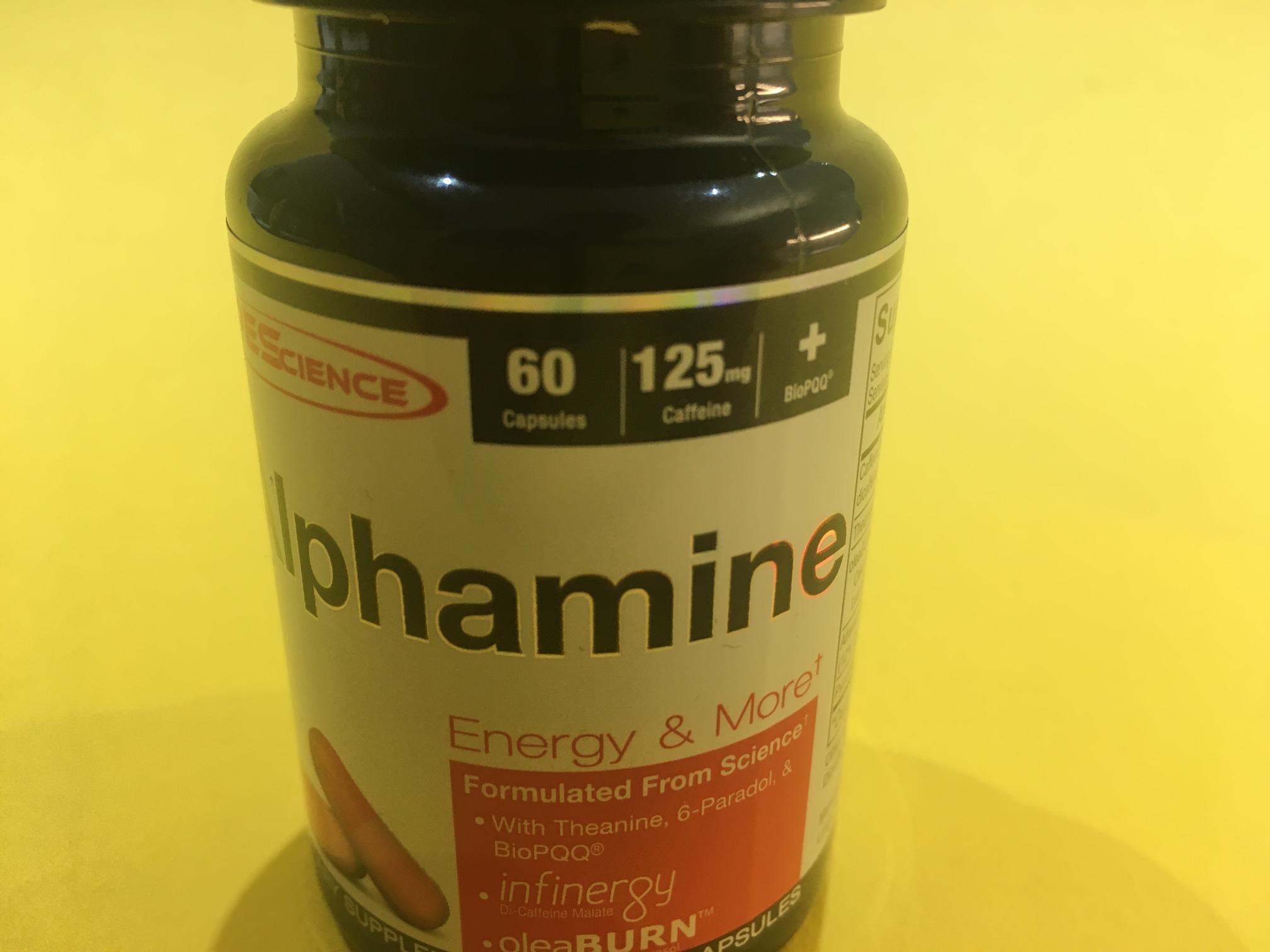 PEScience Alphamine - 60 caps - Bodybuilding and Sports Supplements