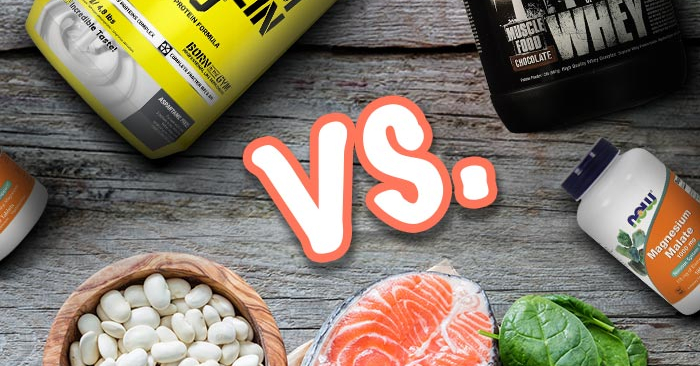 Blog - Supplements vs Whole Foods - Bodybuilding and Sports Supplements